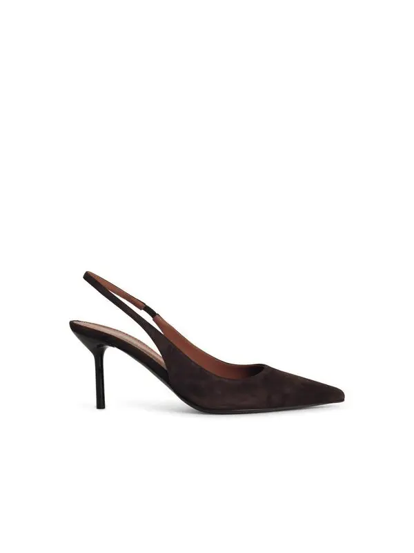 Paris Texas Lidia Suede Slingbacks