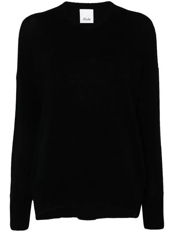 ALLUDE Rd Sweater 1/1 5gg Flat Knit