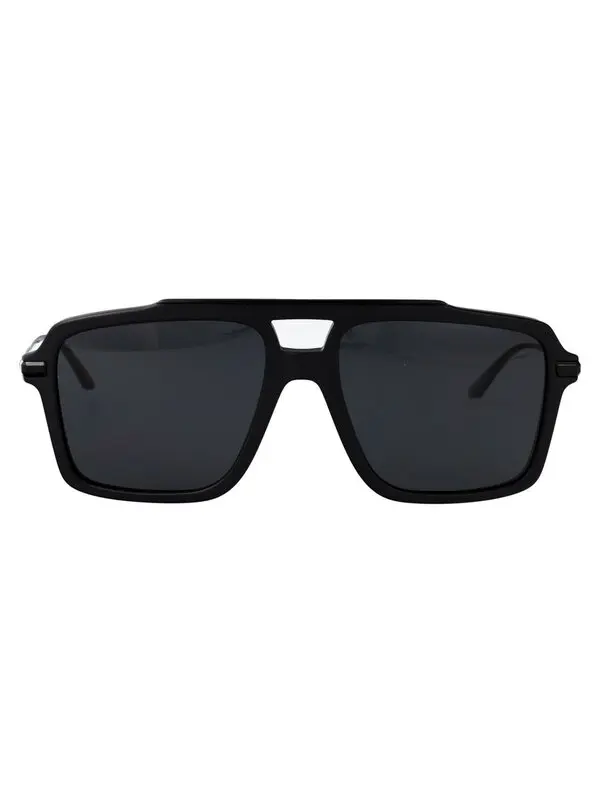 Dolce & Gabbana Full Rim Sunglasses - 252587 Matte Black