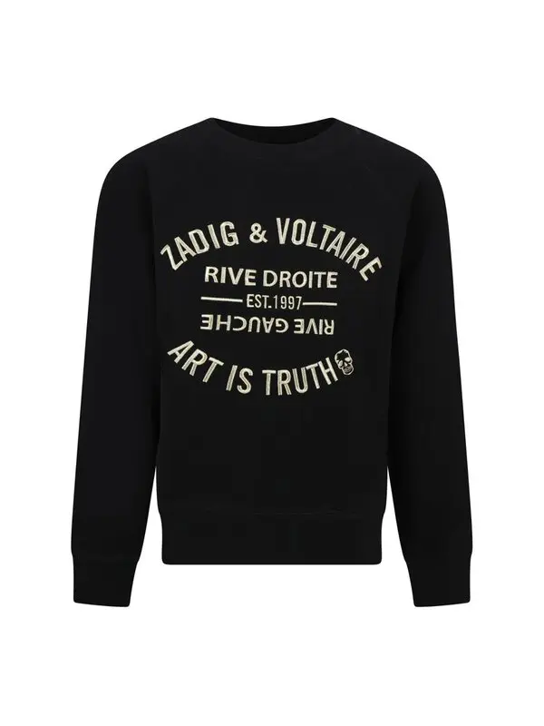 Zadig&Voltaire Cotton Sweatshirt - Black