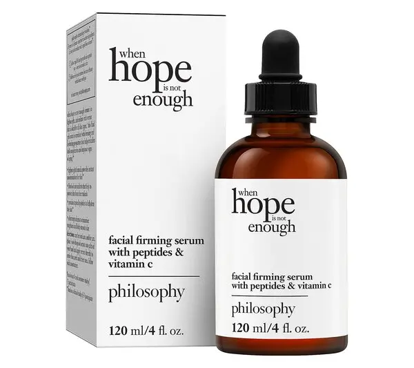 PHILOSOPHY 4 Oz. When Hope Is Not Enough Facial Firming Serum