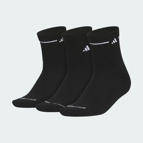 Adidas Wm Cush Spt 3.0 High Qtr 3-pack - Black / White