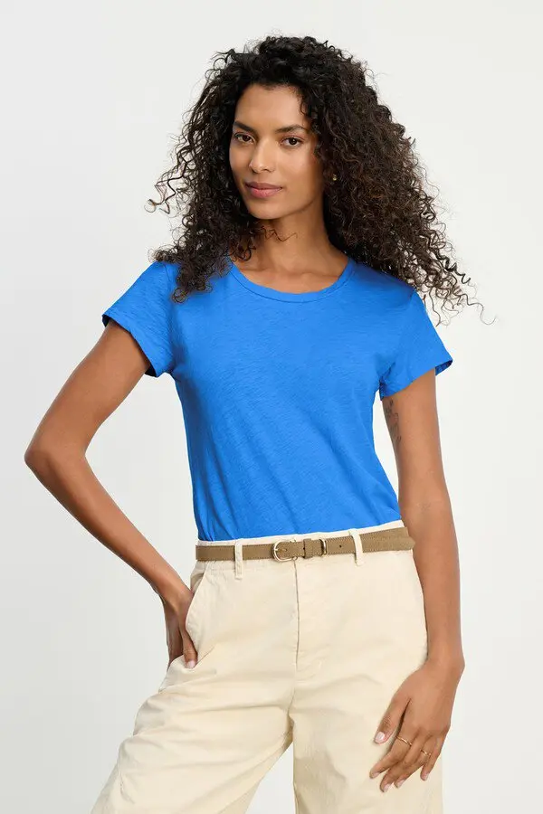 Velvet By Graham & Spencer Odelia Tee - Blue
