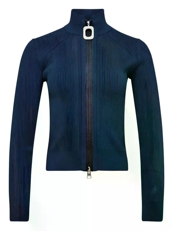 JW Anderson Zip-up Cardigan - Blue