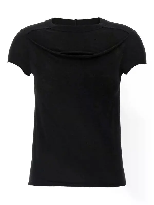 Rick Owens Raw-edge Crew-neck T-shirt