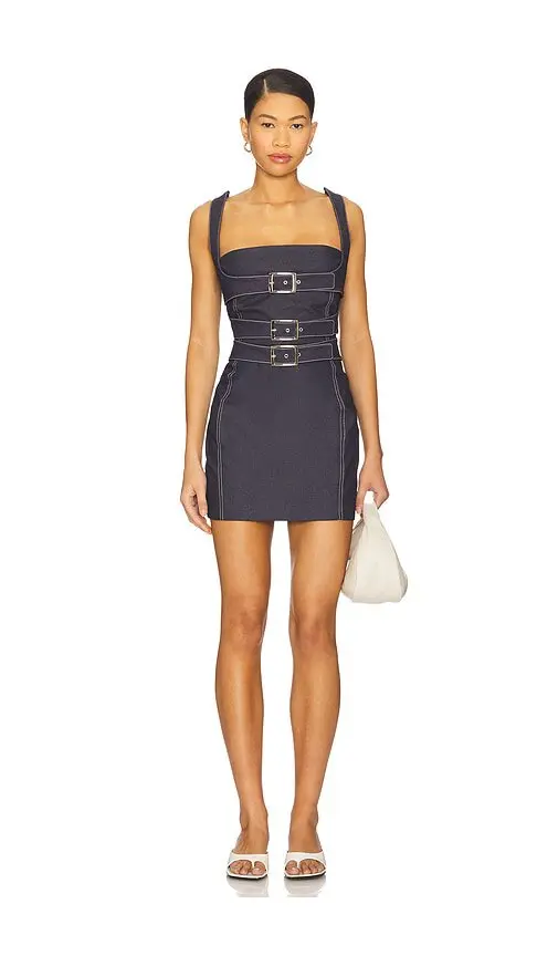 BY.DYLN X Cindy Mini Dress - Indigo