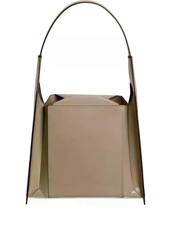 MERRYL TIELMAN Angelo Leather Tote Bag - Neutrals