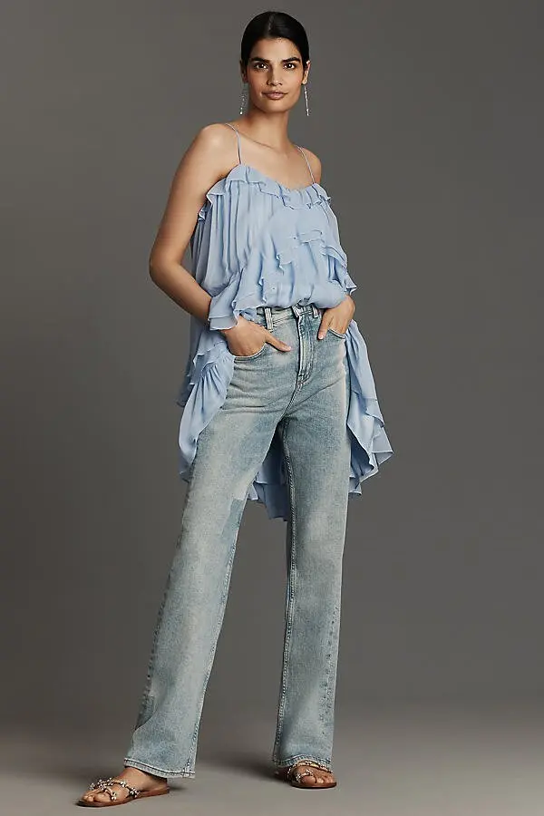 Scotch & Soda The Glow High-rise Bootcut Jeans
