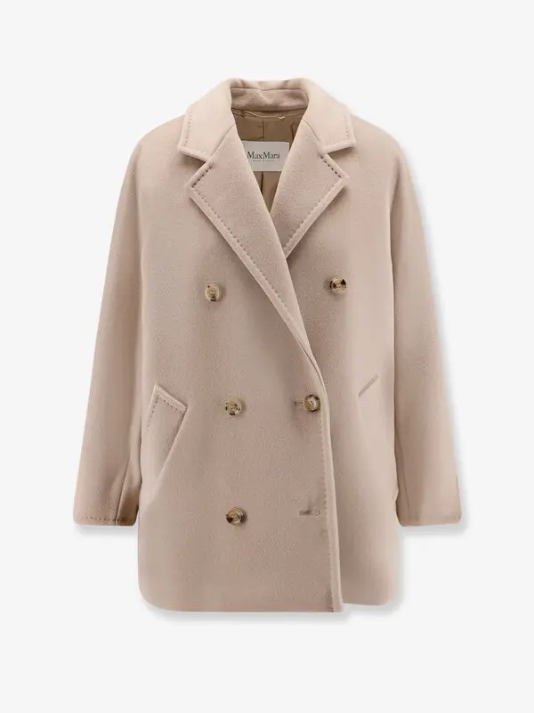 Max Mara Rebus Virgin Wool And Cashmere Coat - Beige