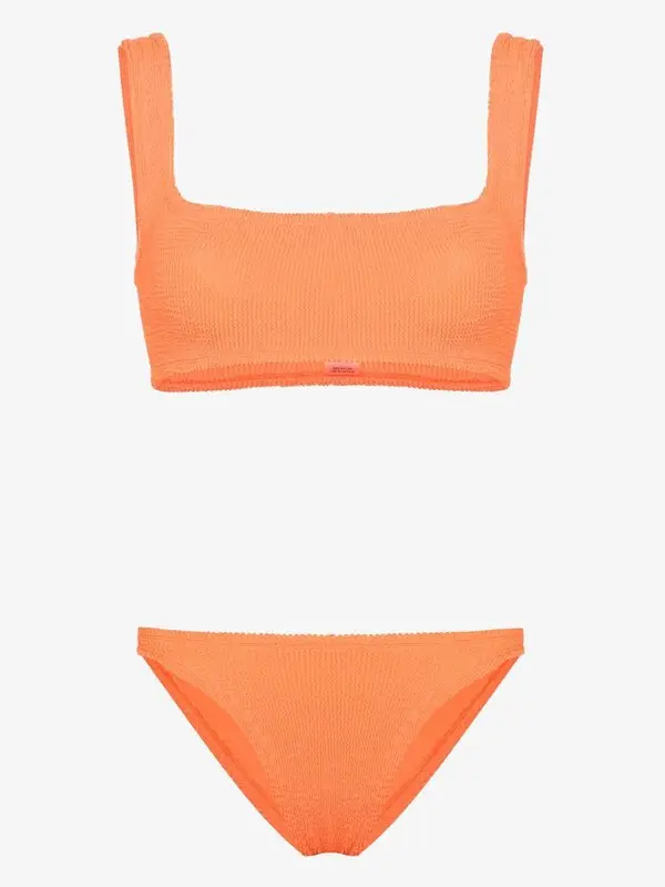 Hunza G Xandra Crinkle Bikini - Orange