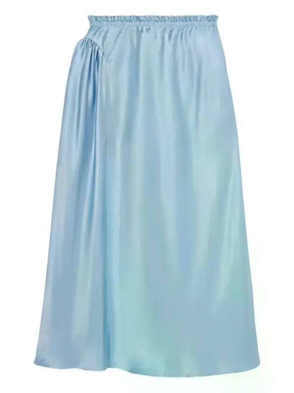 Simone Rocha Satin Gathered Skirt