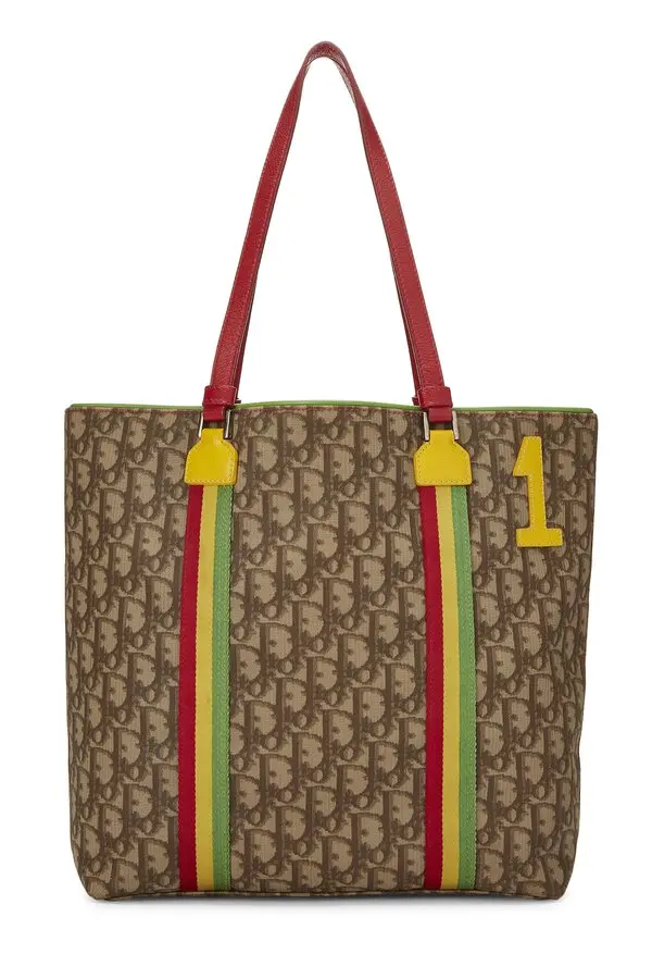 Dior Rasta Trotter Coated Canvas Tote