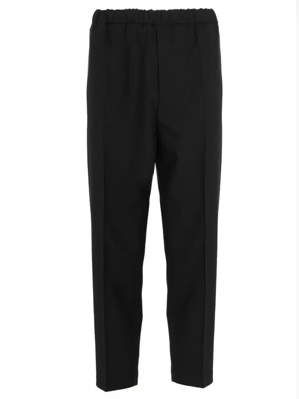 JIL SANDER Gabardine Trousers - Blue