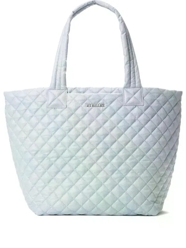 Mz Wallace Medium Metro Deluxe Quilted Tote Bag - Blue