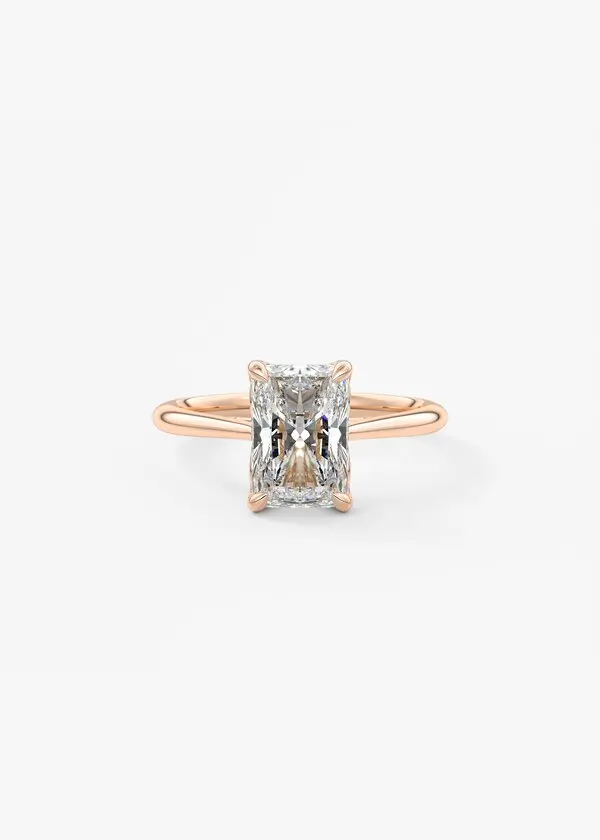 FRANK DARLING Cathedral Royale Radiant Cut Engagement Ring