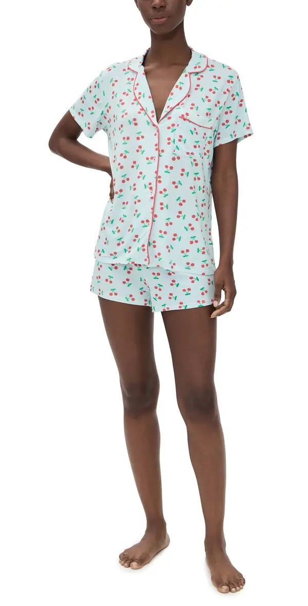 STRIPE & STARE Bedshorts Set