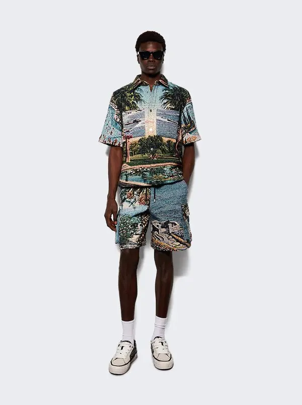 Amiri Paradise Tapestry Shirt Multicolor
