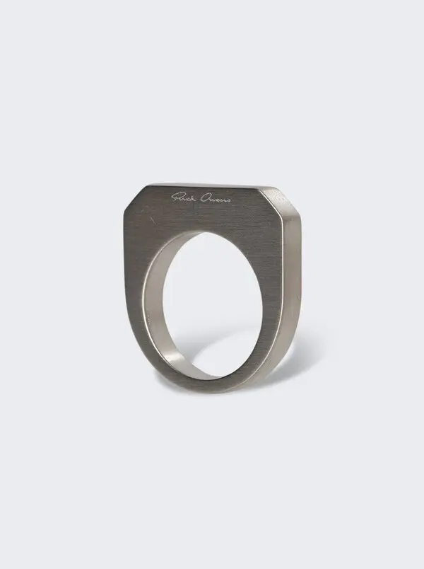 Rick Owens Hollywood Ring - Silver