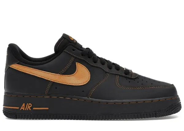 Nike Air Force 1 Low '07 Lv8 Sneakers - Black/desert Ochre