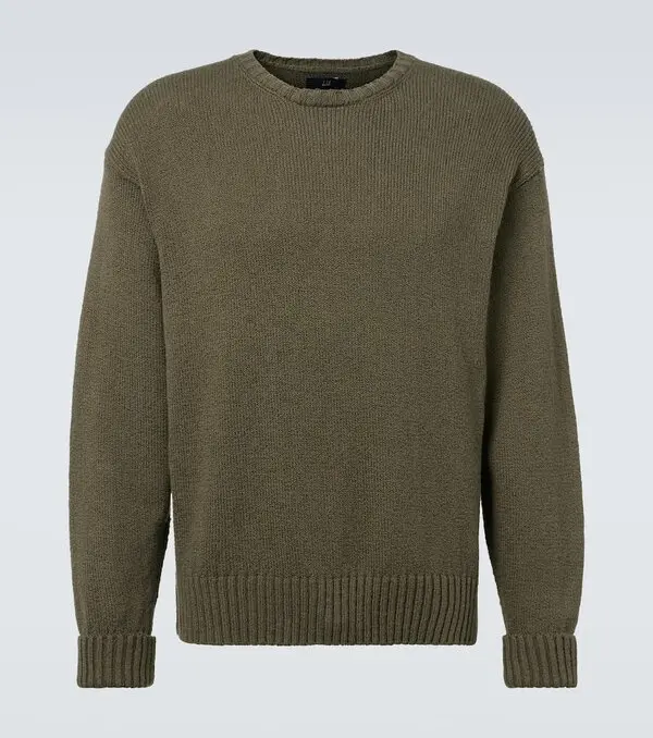 Dunhill Cotton Crewneck Sweater - Green