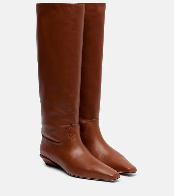 Paris Texas Bettina 25 Leather Knee-high Boots - Brown