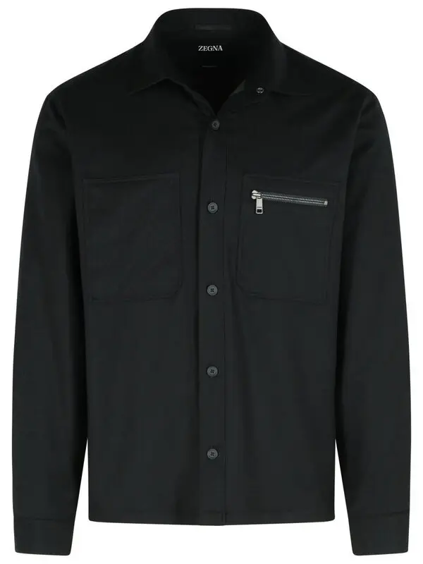 Zegna Wool Jacket - Black