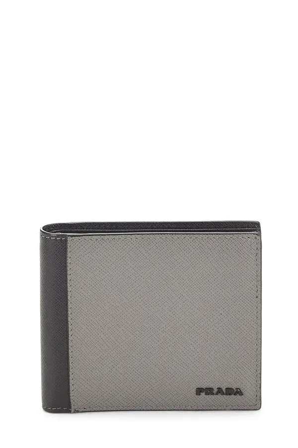 Prada Black Saffiano Bifold Wallet