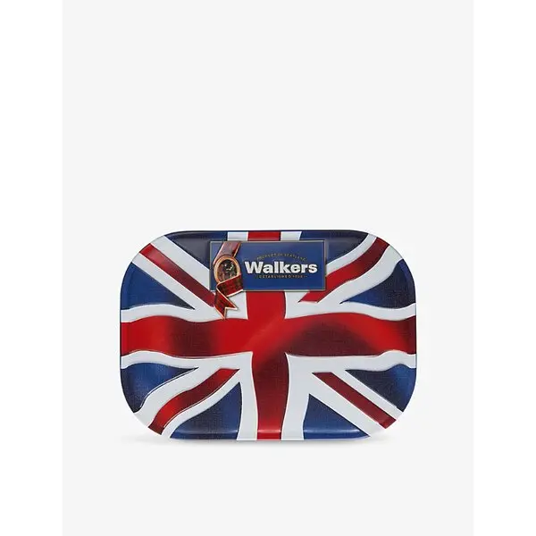 WALKERS Pure Butter Shortbread Biscuits Union Jack Tin 250g