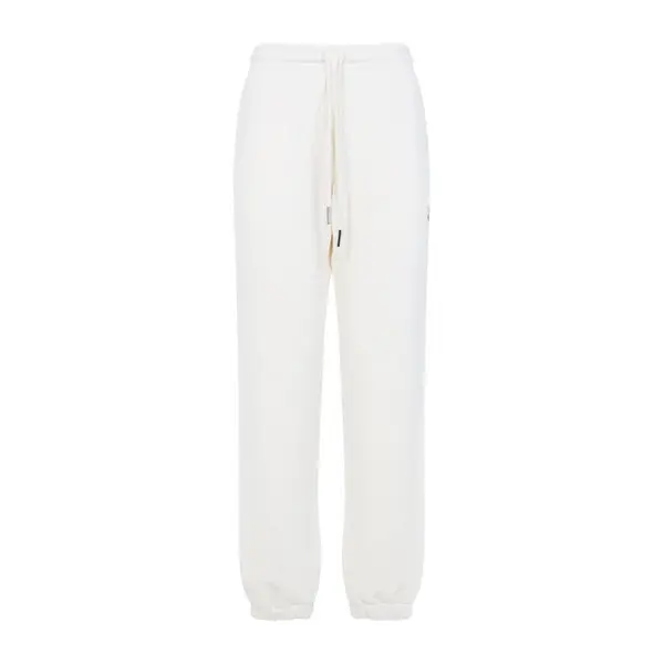 Moncler Cotton Fleece Track Pants - Beige