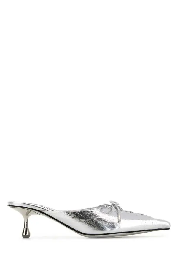 JIMMY CHOO Scarlett Leather Mules