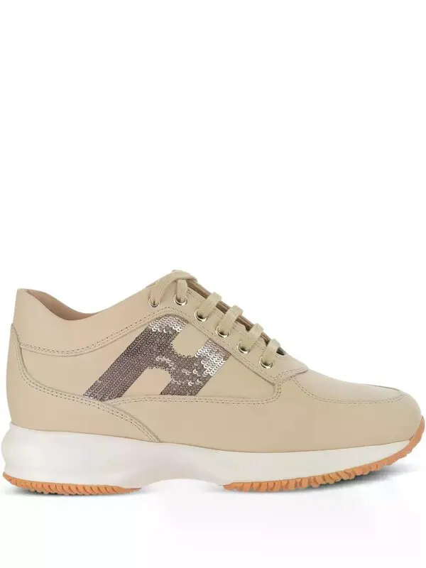 Hogan Sequin-embellished Low-top Trainers