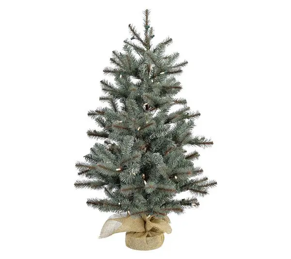 CHRISTMAS TIME 3-ft. Yardville Pine Artificial Porch Tree