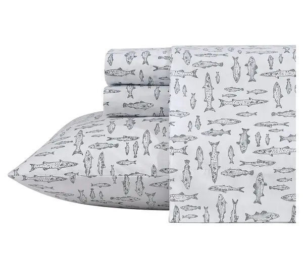 Eddie Bauer Albright Green Queen Sheet Set