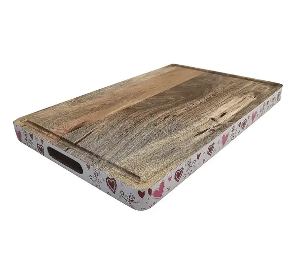 TEMP-TATIONS As Is Seasonal 20' Xl Mango Wood Cutting Board