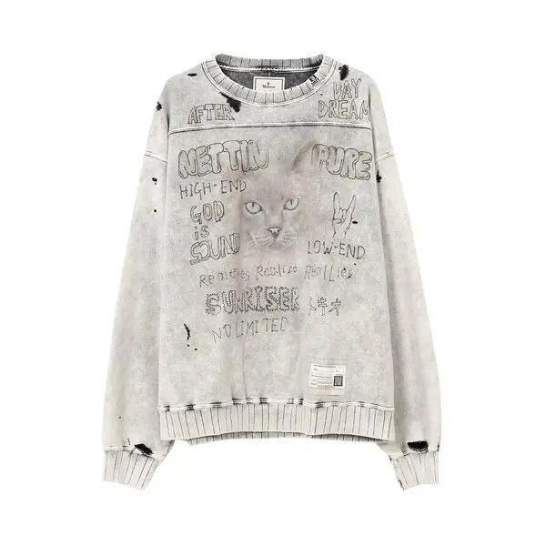 Mihara Yasuhiro Bleached Pullover