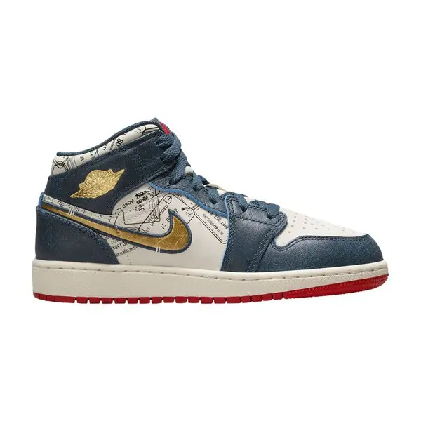 JORDAN 1 Mid Se Gs - Blue