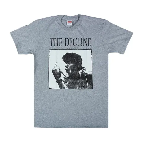 Supreme Decline Of Western Civilizations Tee - Grey
