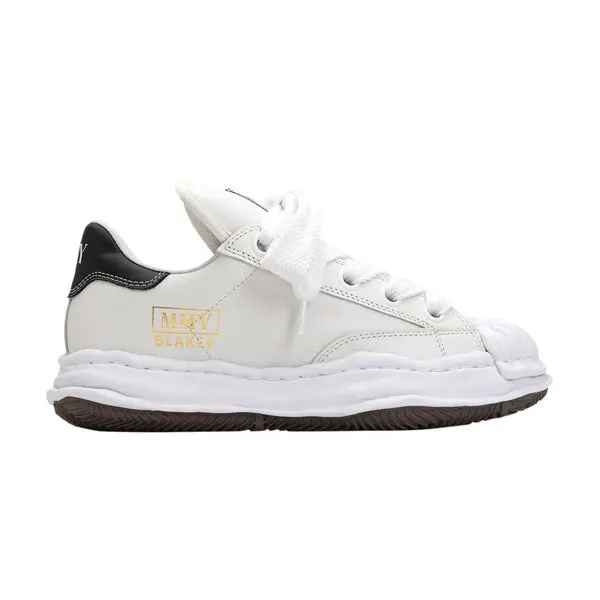 Mihara Yasuhiro Blakey Puffer Og Sole Leather Low Sneakers - White