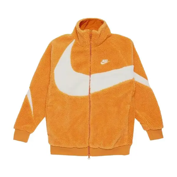 Nike Big Swoosh Reversible Boa Jacket - Orange