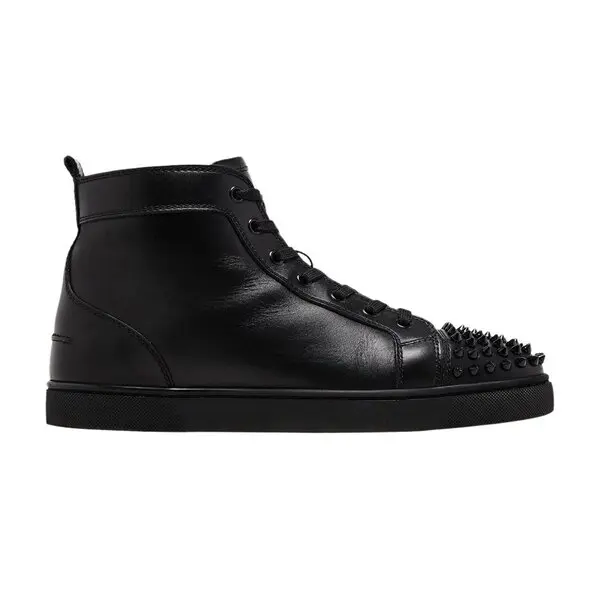 CHRISTIAN LOUBOUTIN Louis Flat Calf Spikes