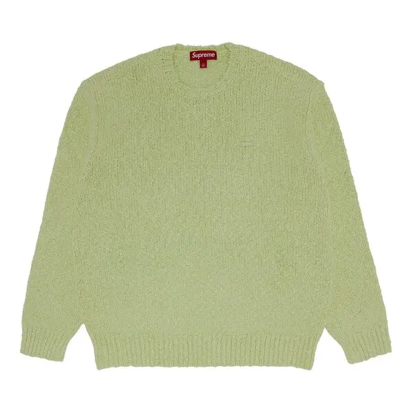Supreme Bouclé Small Box Sweater - Green