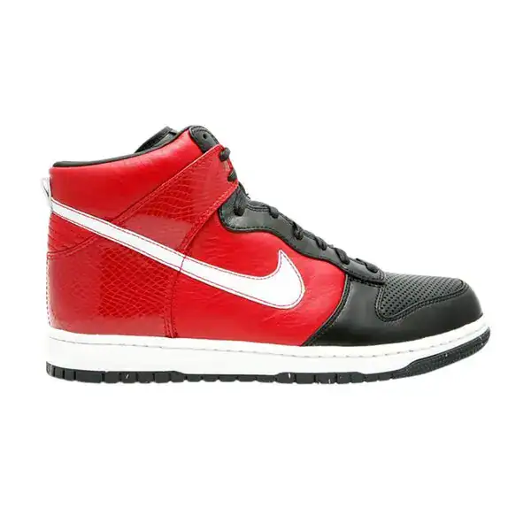Nike Dunk High Supreme Sneakers Red Editorialist