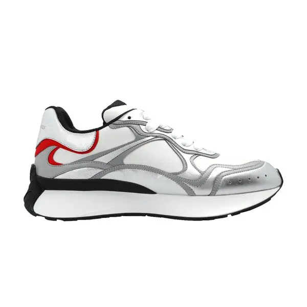 Alexander McQueen Sprint Runner Sneakers - Silver