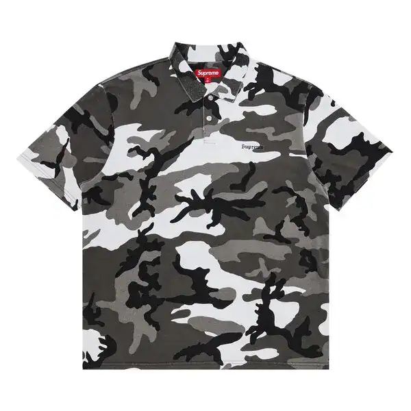 Supreme Washed Camo Polo - Multicolor | Editorialist