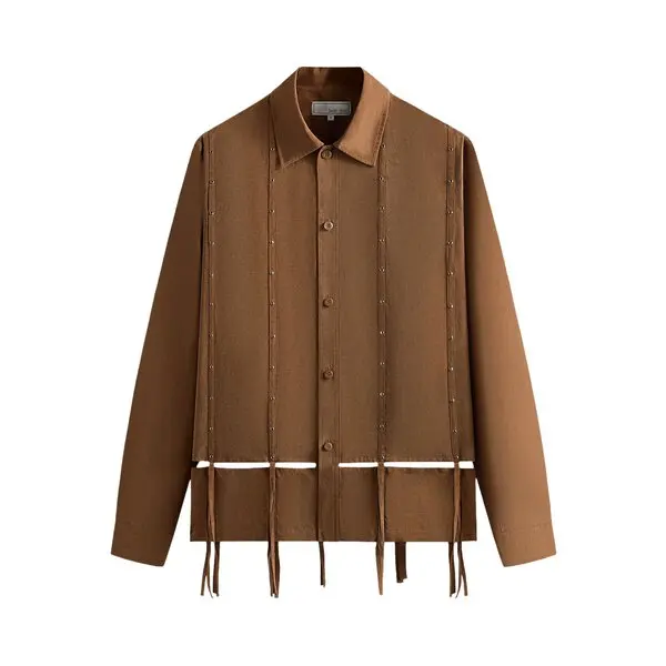 Kith Kin Ribbon Boxy Overshirt - Brown