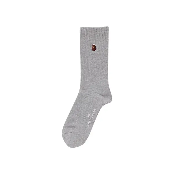 BAPE One Point Socks - Grey