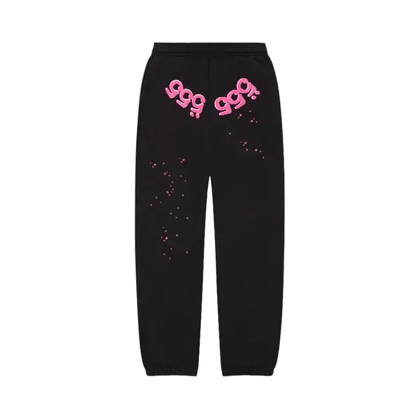 SP5DER Angel Number Sweatpant - Black