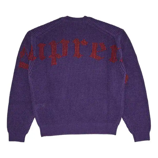 ひ*ン様 Supreme セーター Old English Sweater S Supreme Old English Printed Sweater Black | eBay