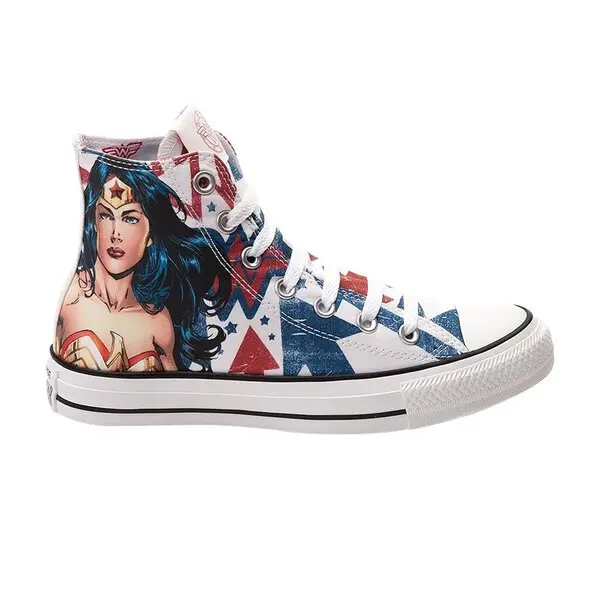 CONVERSE Dc Comics X Chuck Taylor All Star Hi 'wonder Women' Sneakers - White