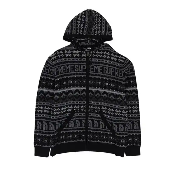 Supreme X The North Face Zip-Up Hooded Sweater - Black | Editorialist
